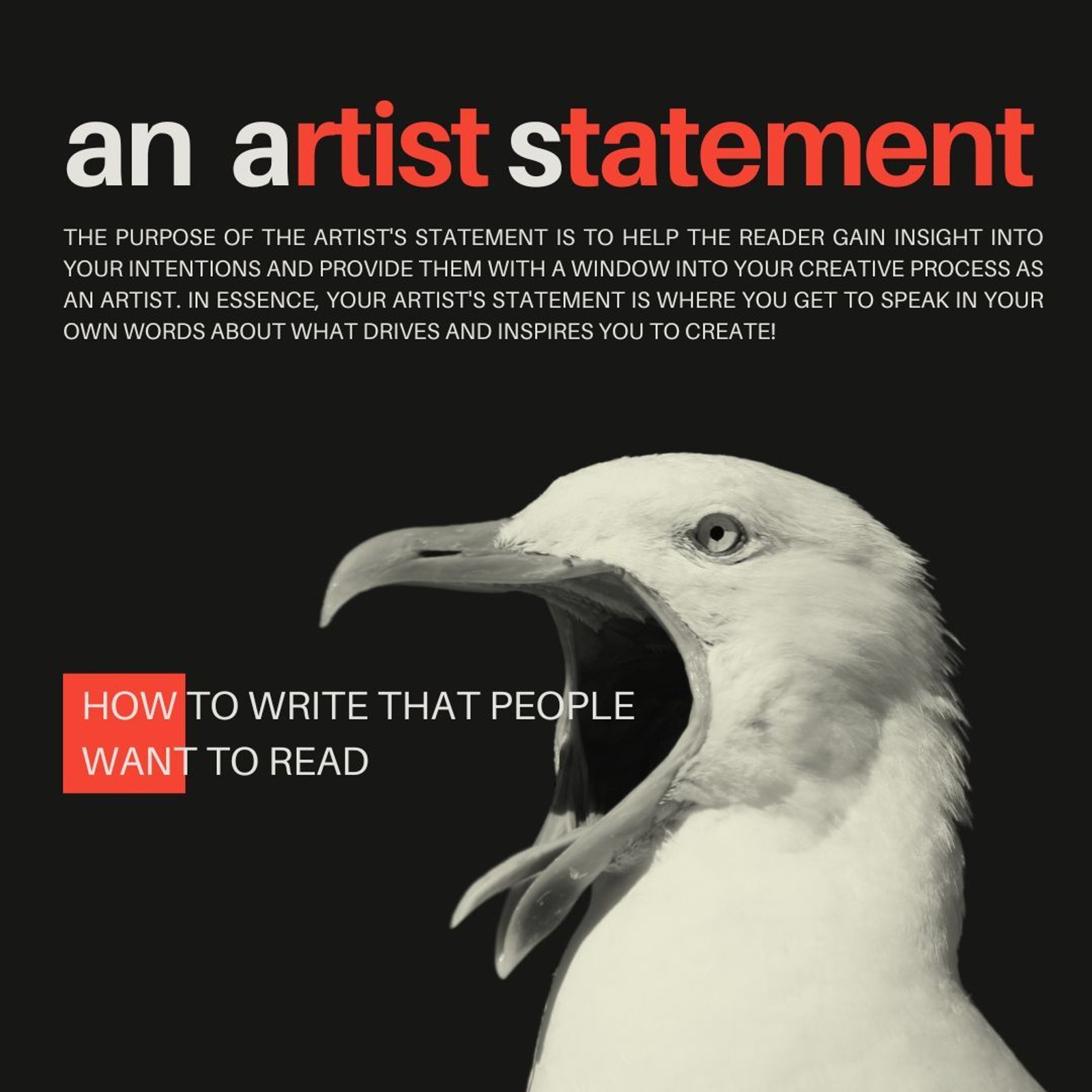 How to write an Artist Statement. Do's and Don'ts by artscenter - ARTS ...